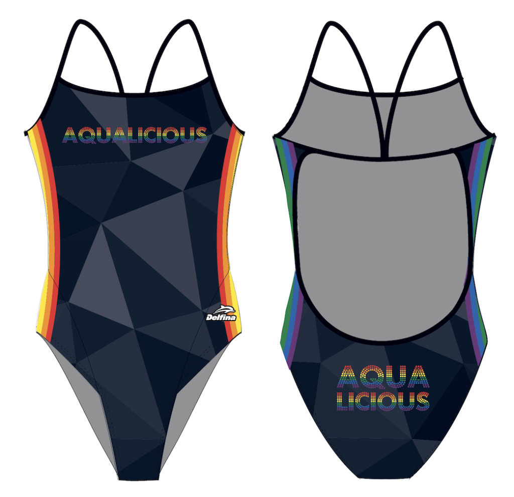 Thin-strap one-piece | Aqualicious